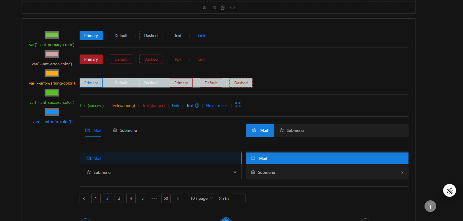 官网黑夜模式下，主题切换失效 · Issue 6834 · Vuecomponent Ant Design Vue · Github